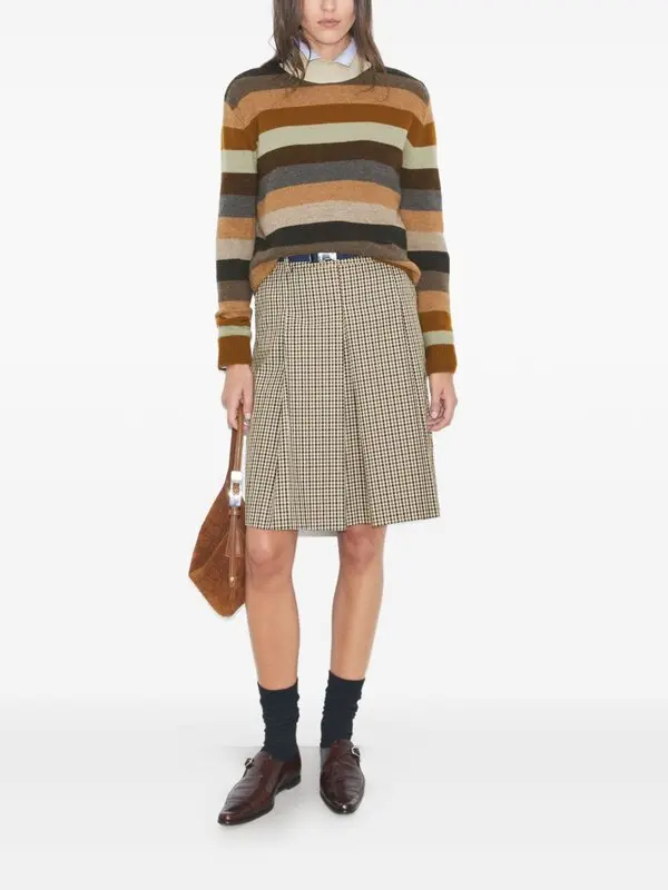 Tory Burch Striped High-neck Jumper - No