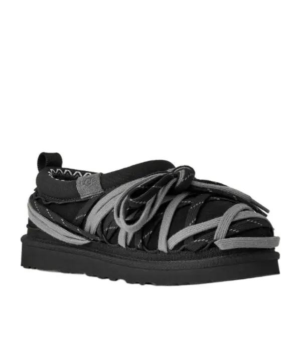 UGG Tasman Lace-up Slippers - Black