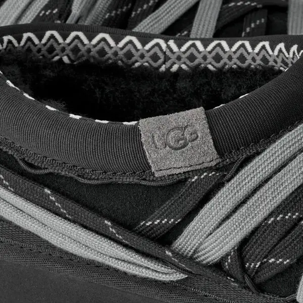 UGG Tasman Lace-up Slippers - Black