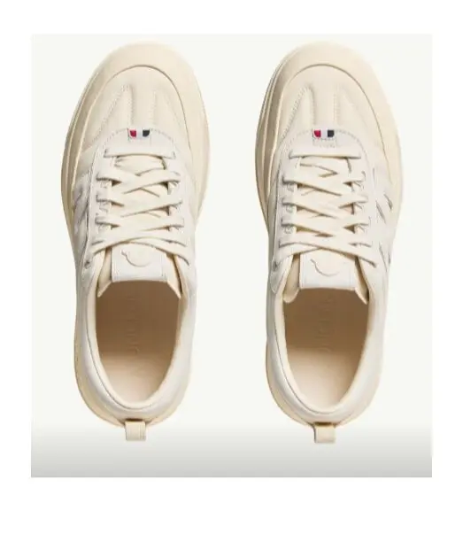 Moncler Altive Nubuck Suede Sneakers - Light Beige