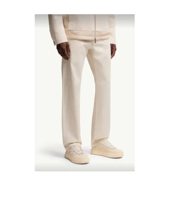 Moncler Altive Nubuck Suede Sneakers - Light Beige