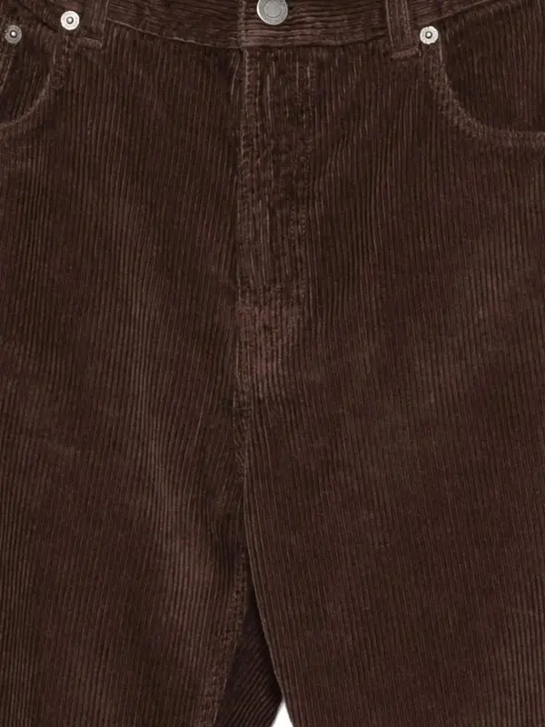 HAIKURE Boyfriend Straight-leg Corduroy Pants