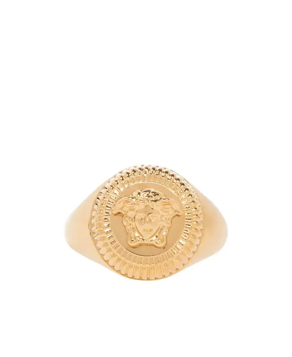 Versace Medusa Charm Ring - Yellow