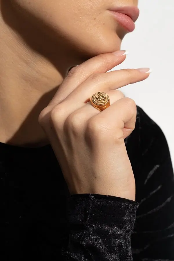 Versace Medusa Charm Ring