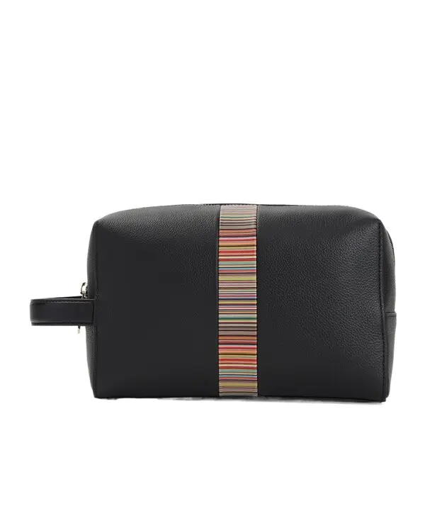 Paul Smith Signature Stripe Wash Bag - Black