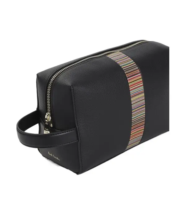 Paul Smith Signature Stripe Wash Bag - Black