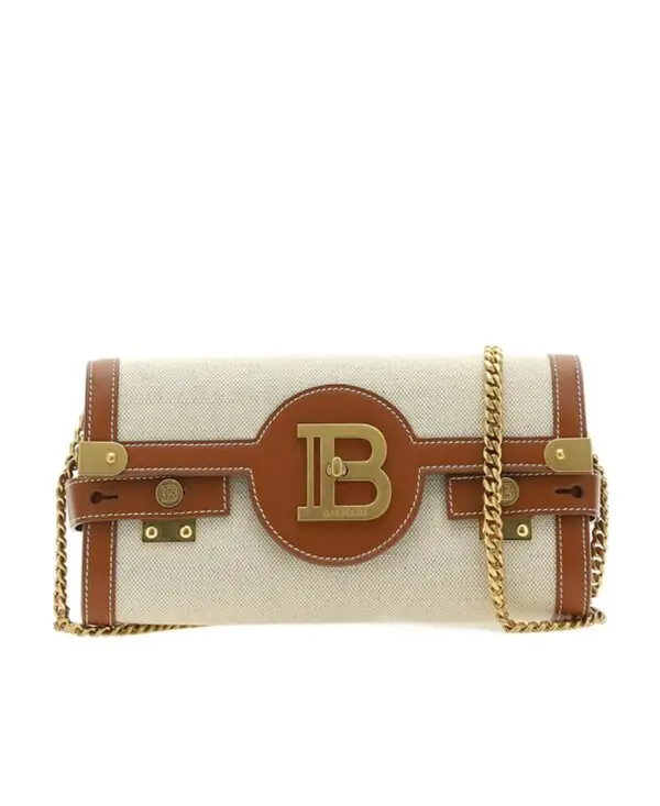 Balmain Logo Plaque Shoulder Bag