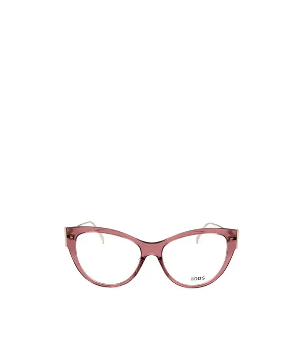 TOD'S Cat Eye Frame Eyeglasses - Rosa