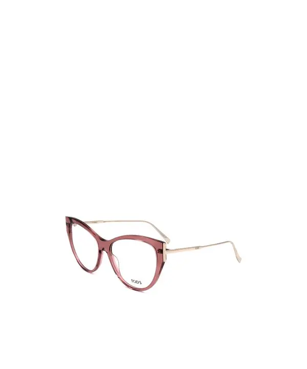 TOD'S Cat Eye Frame Eyeglasses - Rosa