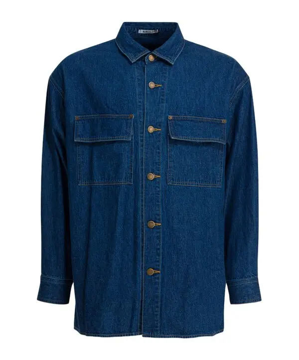 Auralee Selvedge Denim Shirt - Blue