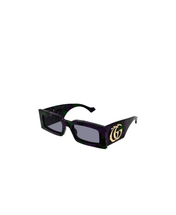 Gucci Rectangular Frame Sunglasses - Black