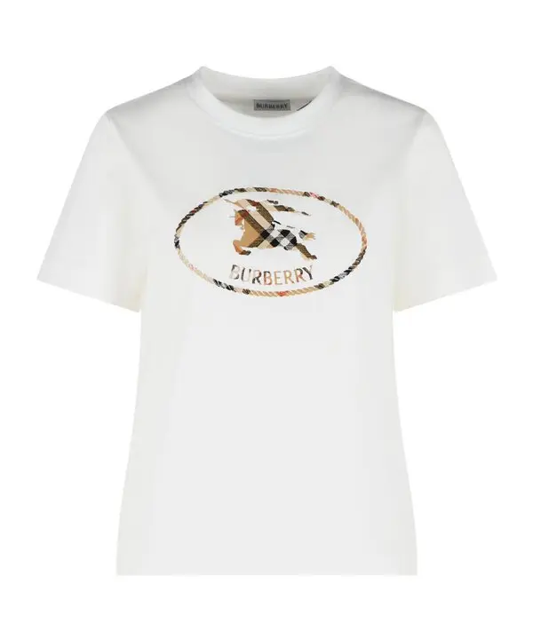 Burberry Knight Stamp Crewneck T-shirt