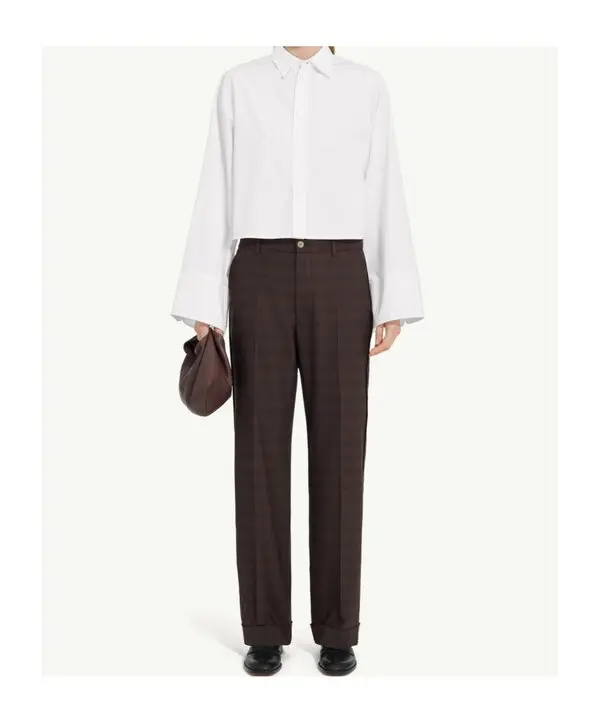 MAISON MARGIELA Cropped Bell Sleeve Shirt