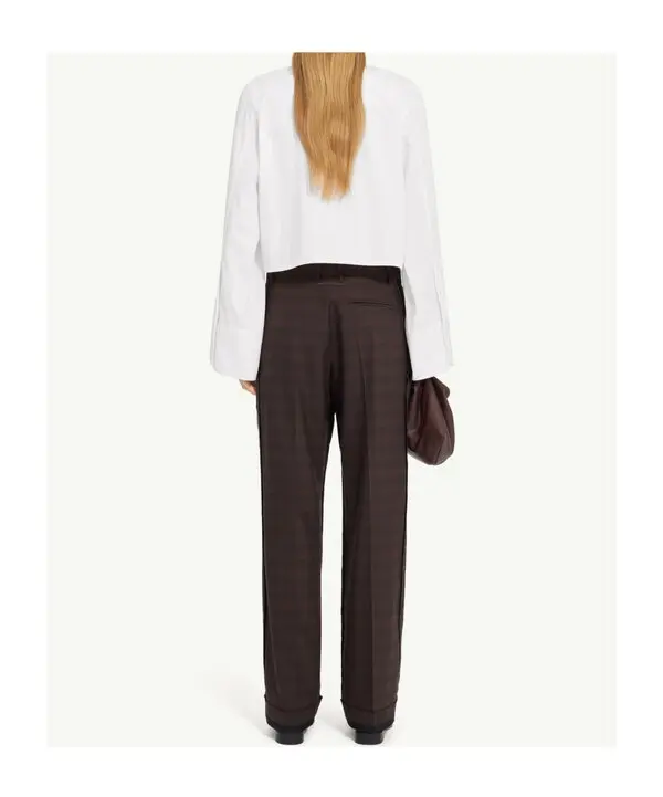 MAISON MARGIELA Cropped Bell Sleeve Shirt