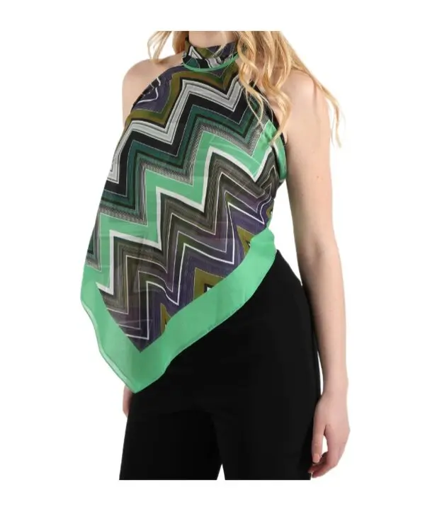 Missoni Zigzag Print Halter Top