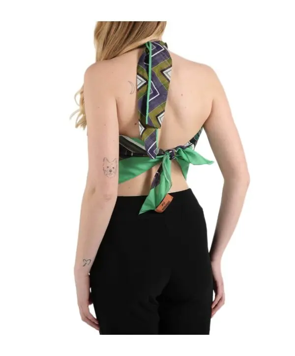 Missoni Zigzag Print Halter Top
