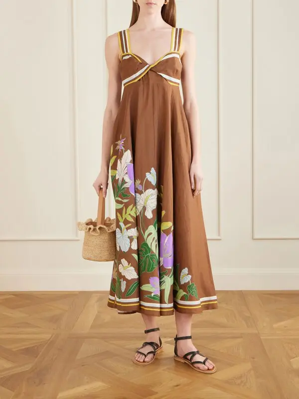 ALEMAIS Alfie Floral Maxi Dress