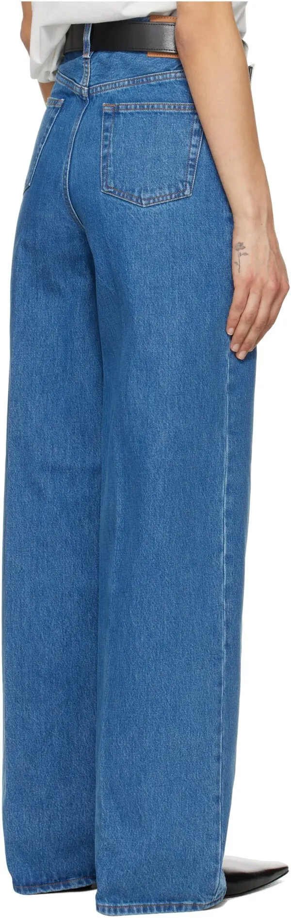 TOTEME High-waist Wide-leg Jeans - Blue
