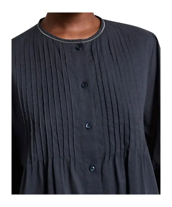 Peserico Pintucked Detail Blouse
