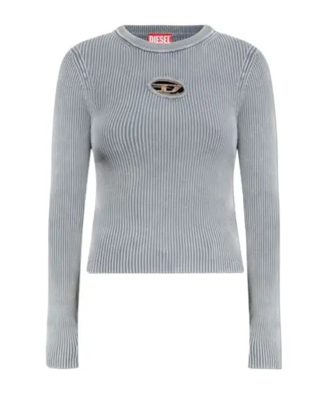 DIESEL® M-valary-r Knitted Top - Grey