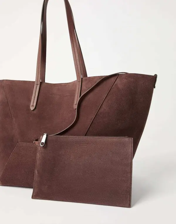 Brunello Cucinelli Geometric Shoulder Bag - Red