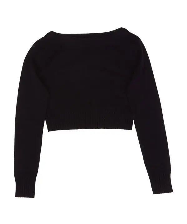 Max Mara Angri Long-sleeved Knitted Jumper - Black
