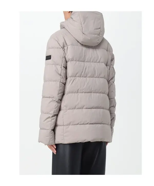 FAY Quilted Hooded Coat - Gray