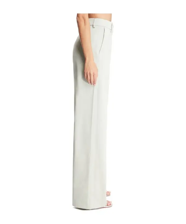 Dries Van Noten Wide Leg Taffeta Trousers