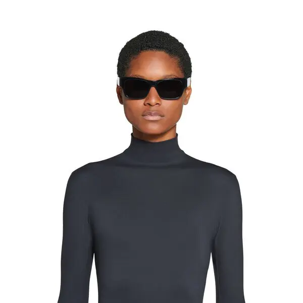 Balenciaga Max Square Af Sunglasses - Black