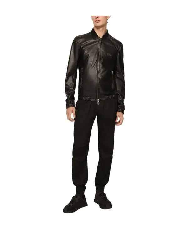 Dolce & Gabbana Dg Essentials Zipped Bomber Jacket