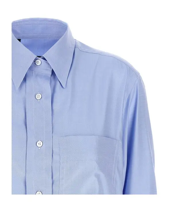 Brioni Button-up Long-sleeved Shirt With Chest Pocket