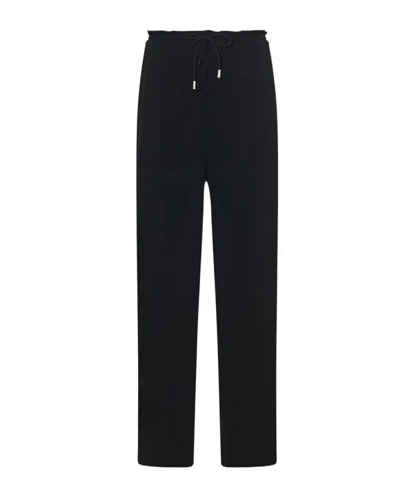 THE ROW High Waist Drawstring Pants - Black