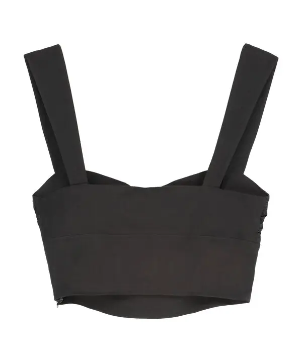 Pinko Gathered Top With Button Detail