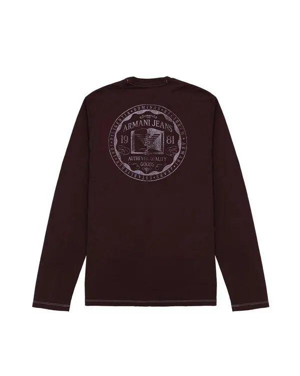 Emporio Armani Logo Details Long-sleeved T-shirt - Black