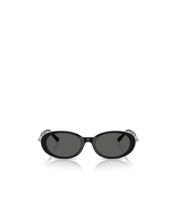 TIFFANY  CO. Tiffany & Co. Oval Frame Sunglasses - Nero Blu