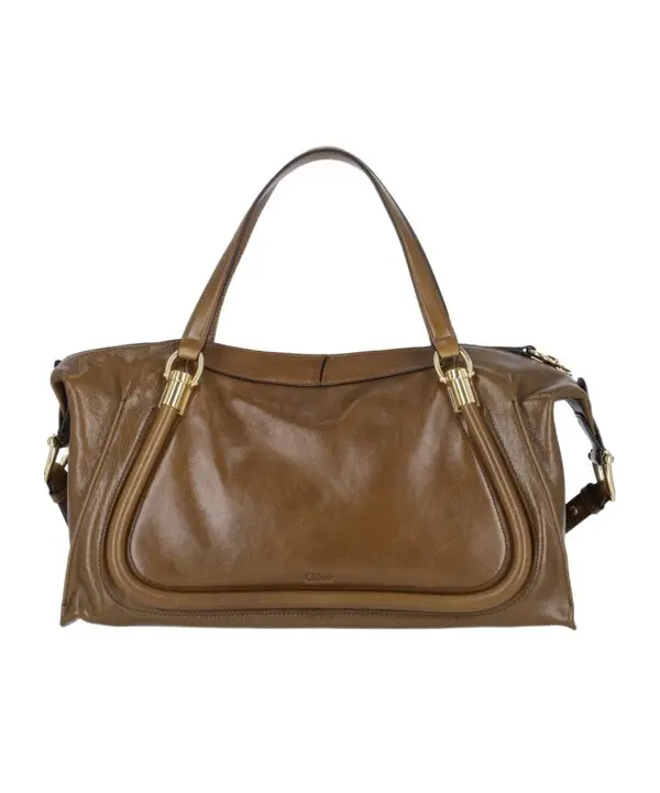 Chloé Logo Detailed Zip-up Shoulder Bag