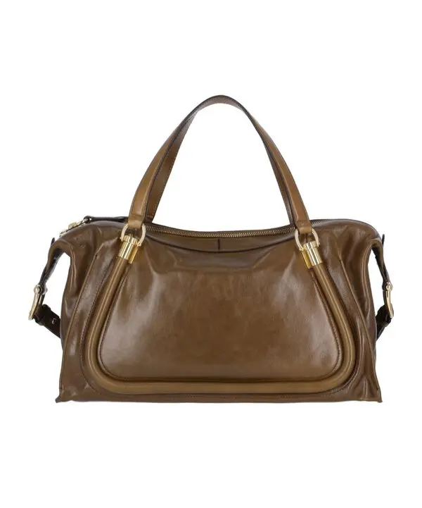 Chloé Logo Detailed Zip-up Shoulder Bag