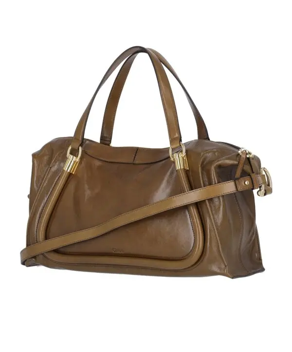 Chloé Logo Detailed Zip-up Shoulder Bag
