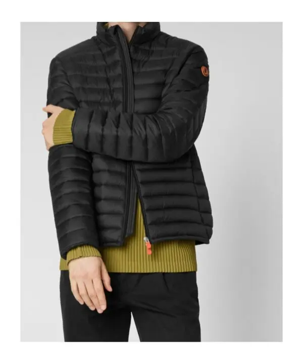 SAVE THE DUCK Alexander Quilted Puffer Jacket - Black