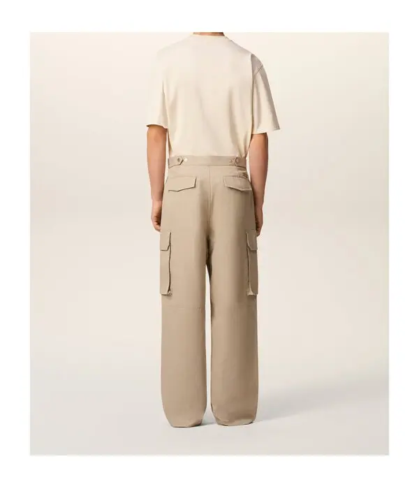 AMI Paris Cargo Pocket Trousers - Beige
