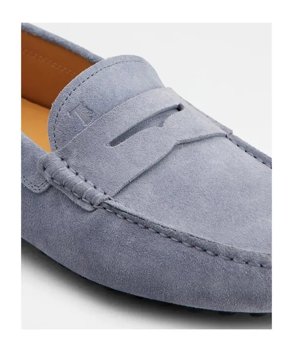 TOD'S Gommino Driving Loafers - Light Blue