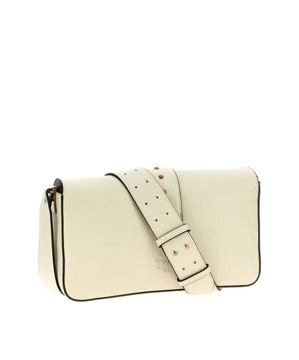 Pinko Love Bag Large Crossbody Bag - White