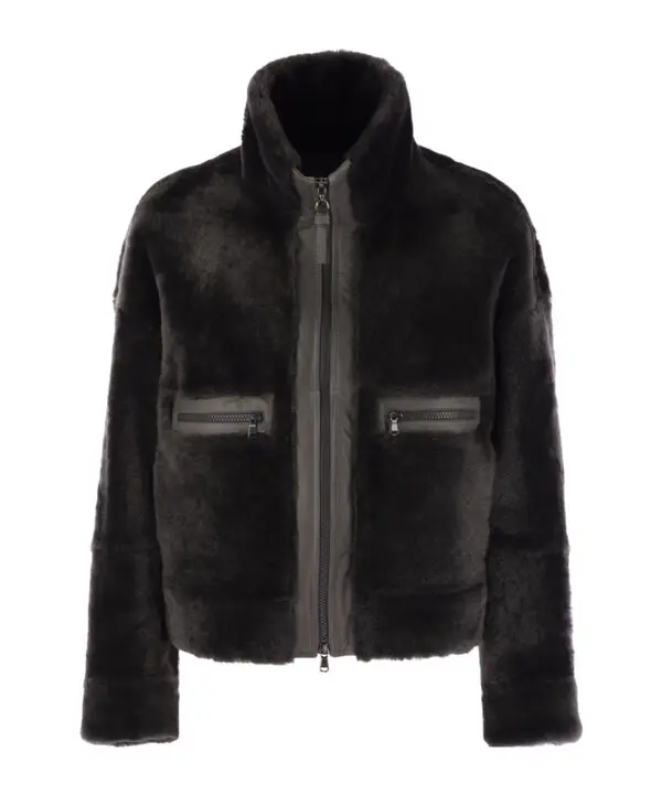 Brunello Cucinelli High Neck Zip-up Jacket