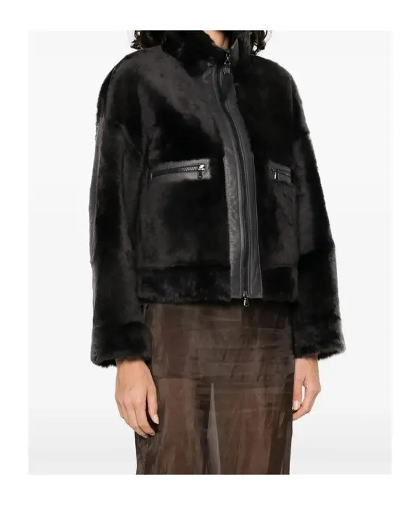 Brunello Cucinelli High Neck Zip-up Jacket