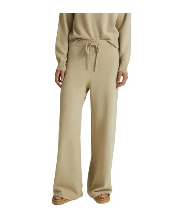 YVES SALOMON Knitted Wide-leg Trousers