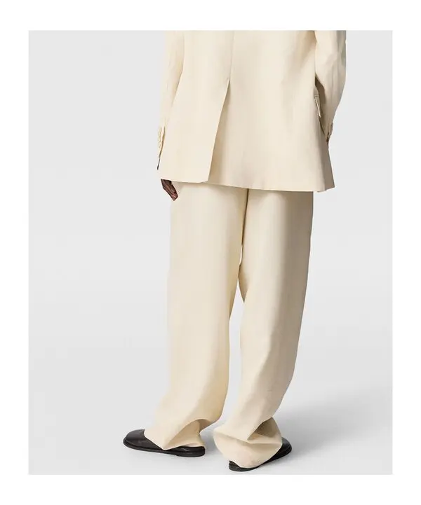 Stella McCartney Slouchy Panelled Trousers - Cream