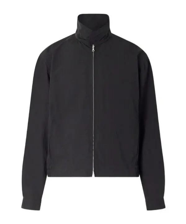 Dries Van Noten Zip-up Stand Collar Jacket - Black