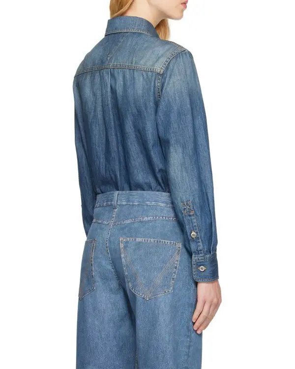Bottega Veneta Light Washed Denim Shirt