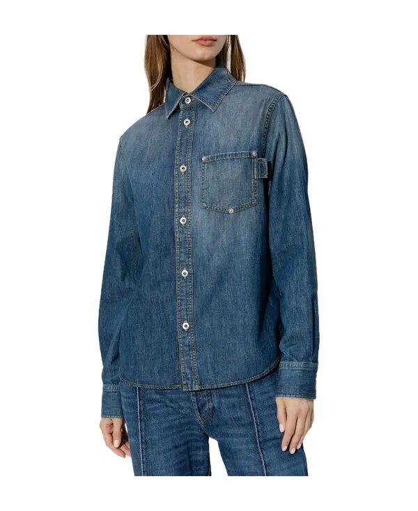 Bottega Veneta Light Washed Denim Shirt