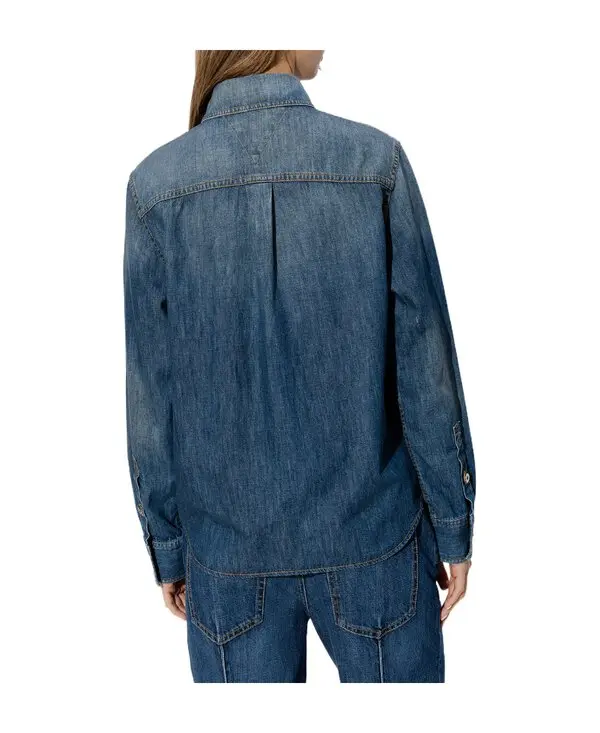 Bottega Veneta Light Washed Denim Shirt